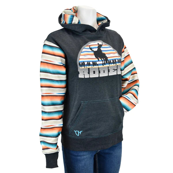 Womens Black Sunset Serape Rodeo Hoodie – Claytons Western & Outdoors
