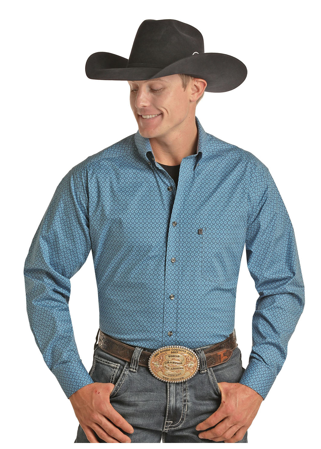 Tuff Cooper Dusky Blue Performance Shirt – Claytons Western & Outdoors